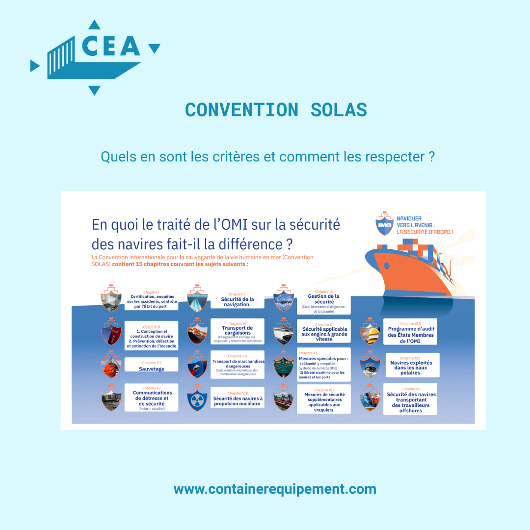 Convention SOLAS : quels en sont les critères et comment les respecter ...
